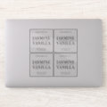 Translucent Minimalist Elegant Clear Candle Label | Zazzle