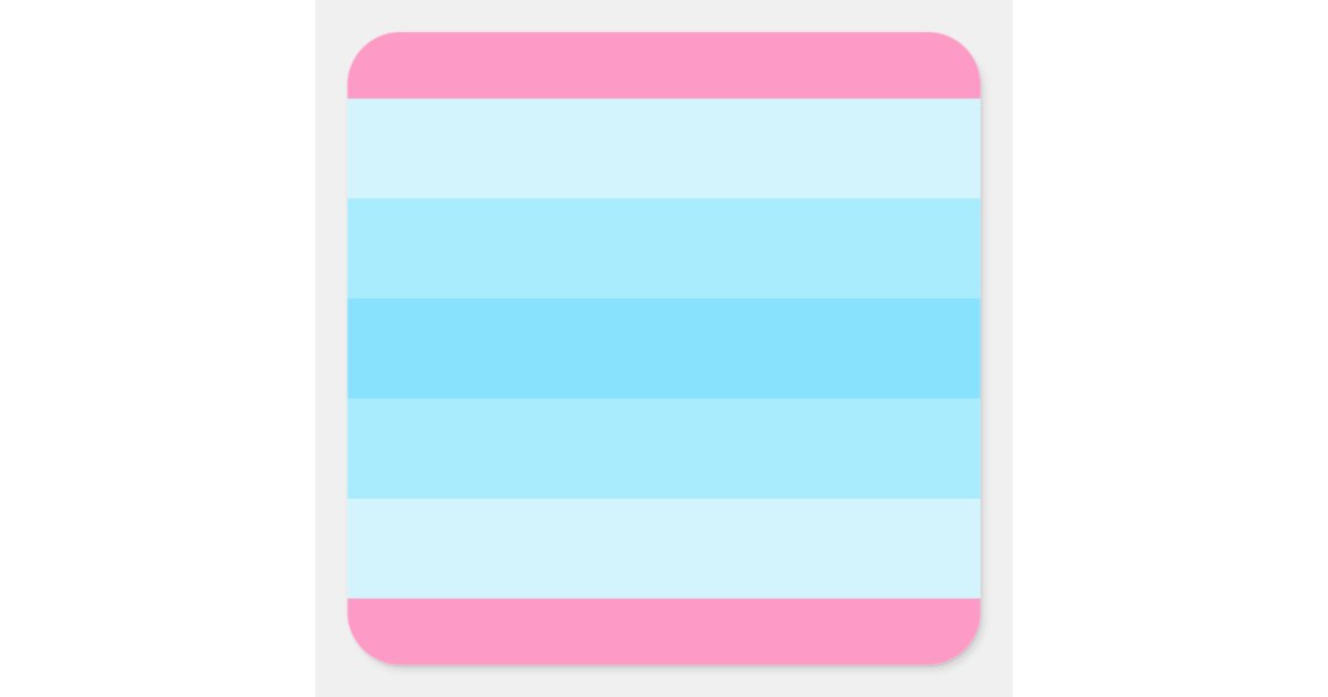 Transmasculine Pride Flag Square Sticker | Zazzle