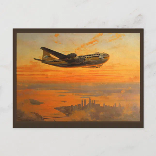 Transocean Airlines Postcard | Zazzle