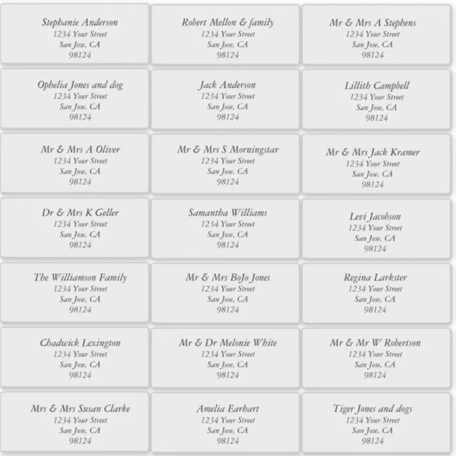 Transparent Plain Recipient Address Labels | Zazzle