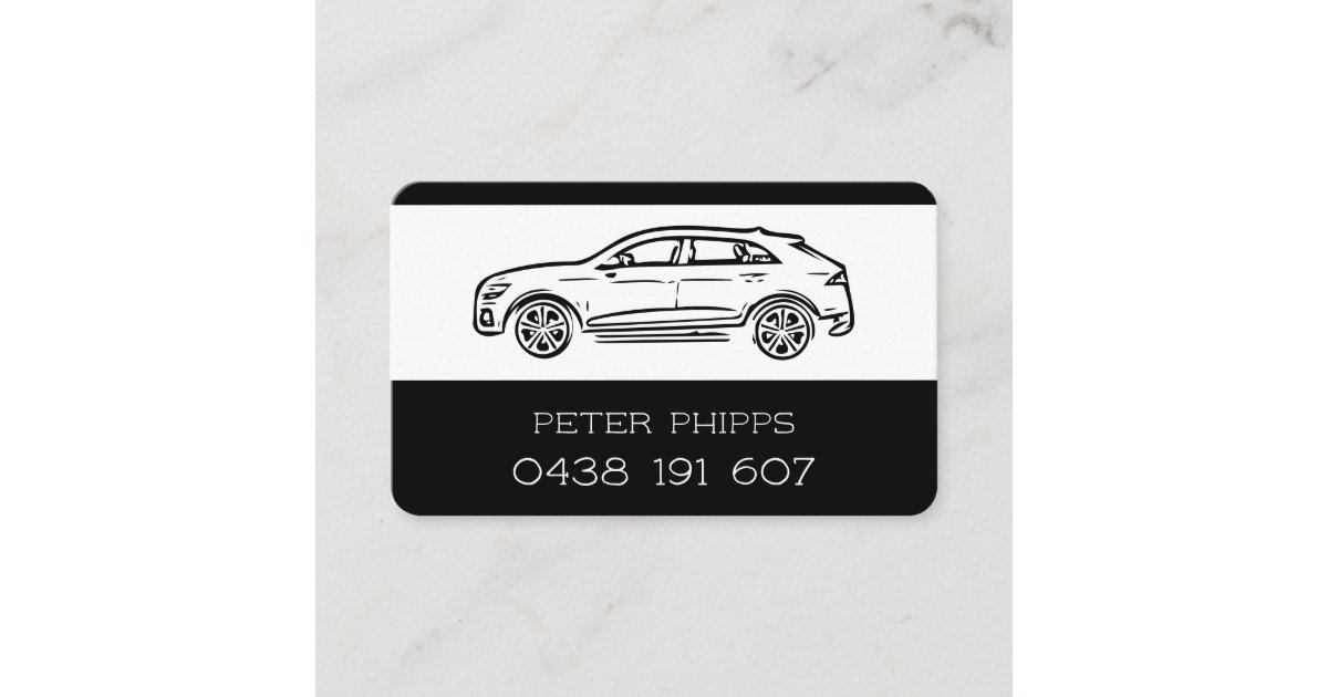 Transport Service Car Business Card | Zazzle