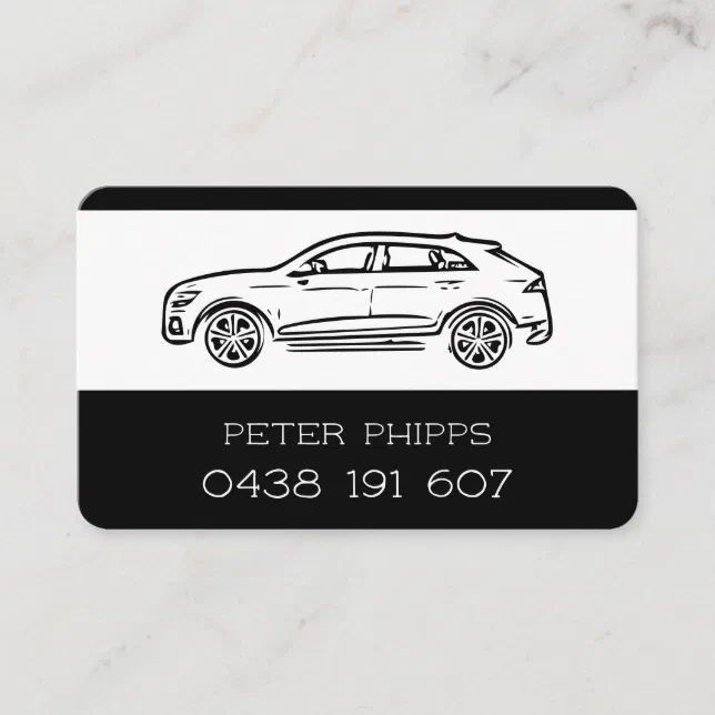 Transport Service Car Business Card | Zazzle