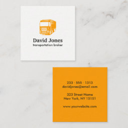 Transportation and Logistics Logo Business Card | Zazzle