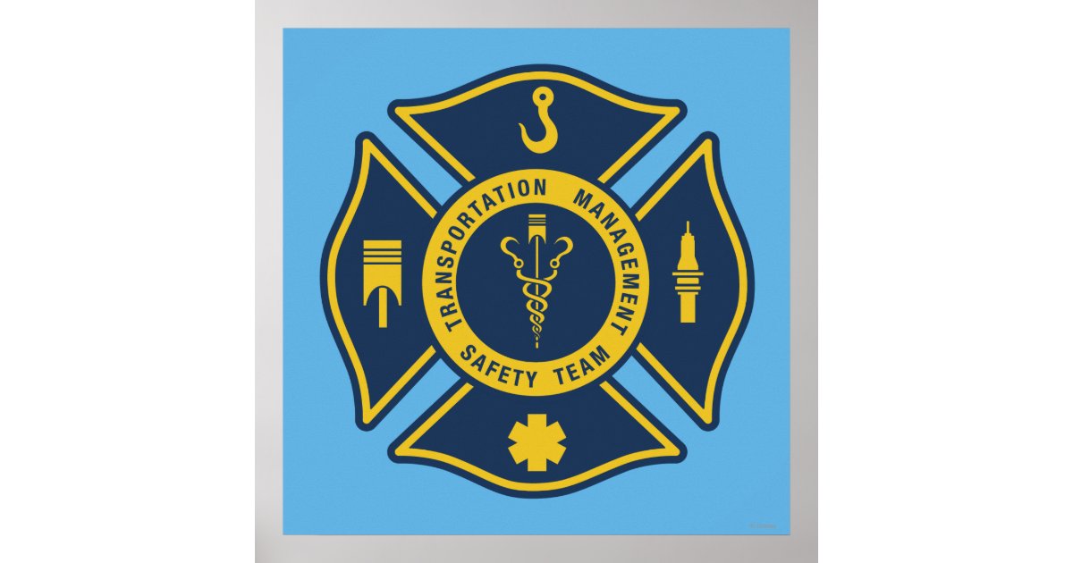 Transportation Management Safety Team Poster | Zazzle