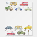 Transportation Trucks First Birthday Welcome Sign | Zazzle
