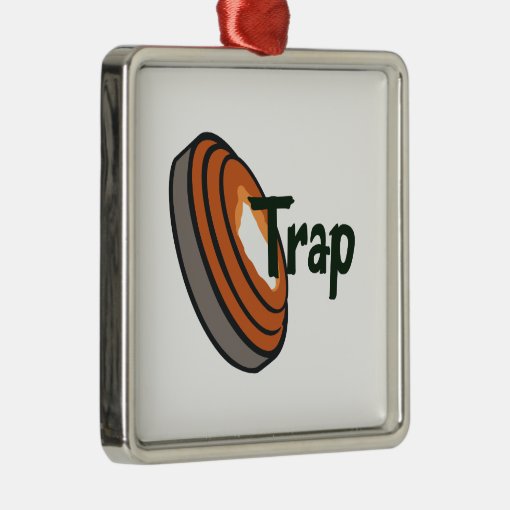 TRAP SHOOTING METAL ORNAMENT | Zazzle