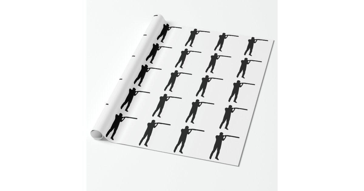 Trap shooting wrapping paper | Zazzle