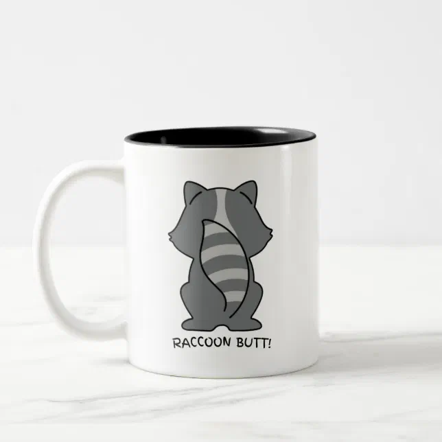 Trash Panda Shenanigans! 劣 Two-Tone Coffee Mug | Zazzle