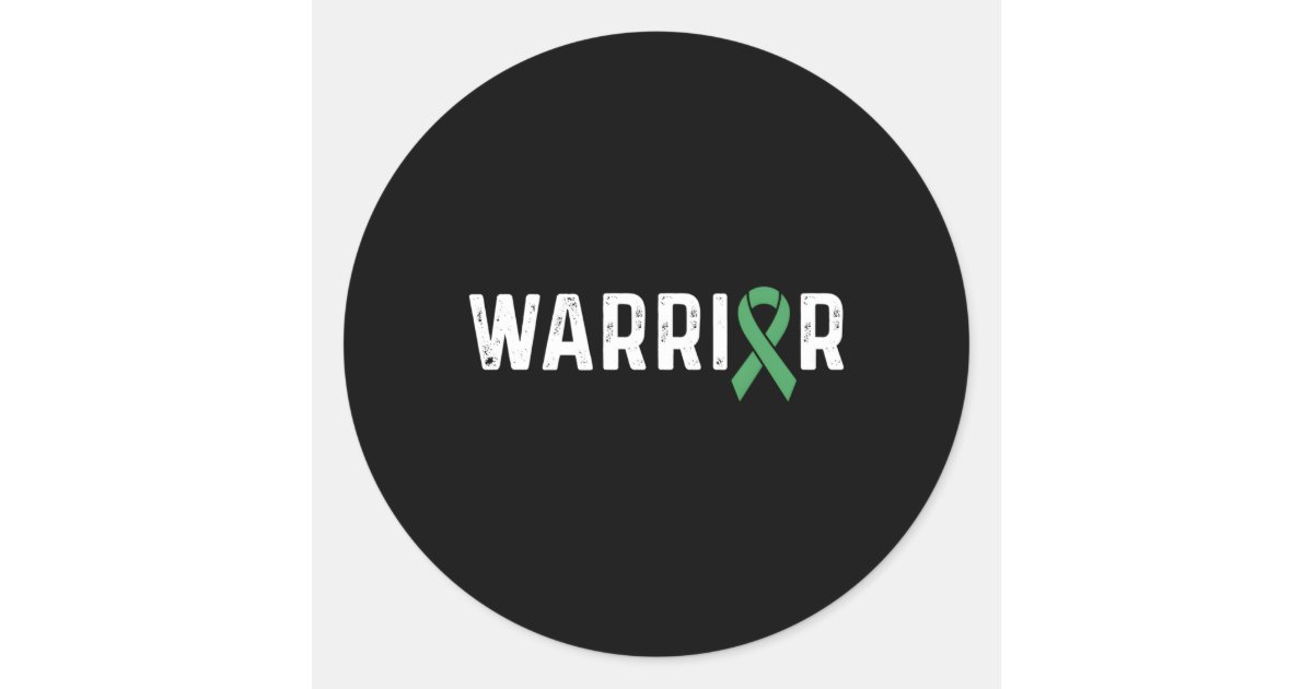 Traumatic Brain Injury Awareness Green Ribbon Tbi Classic Round Sticker ...