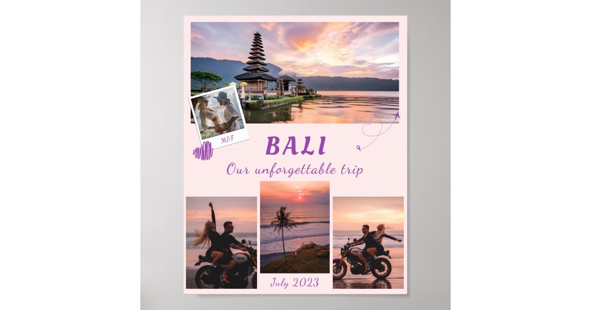 Travel Adventure Photo Family Collage Poster | Zazzle