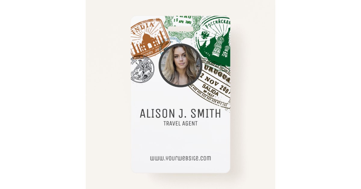Travel Agent Badge | Zazzle