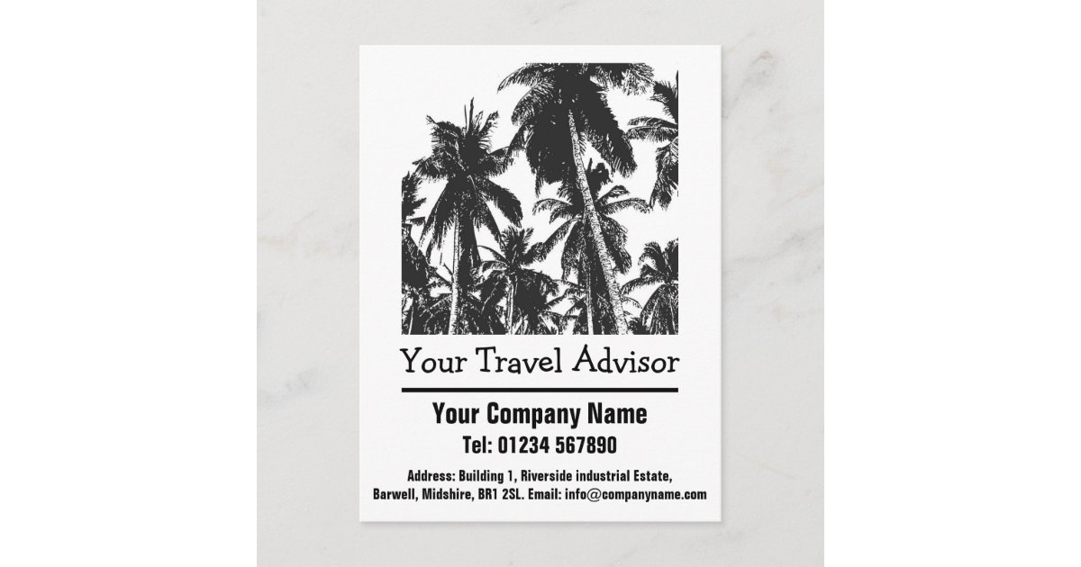Travel Agent Design to Personalise Postcard | Zazzle