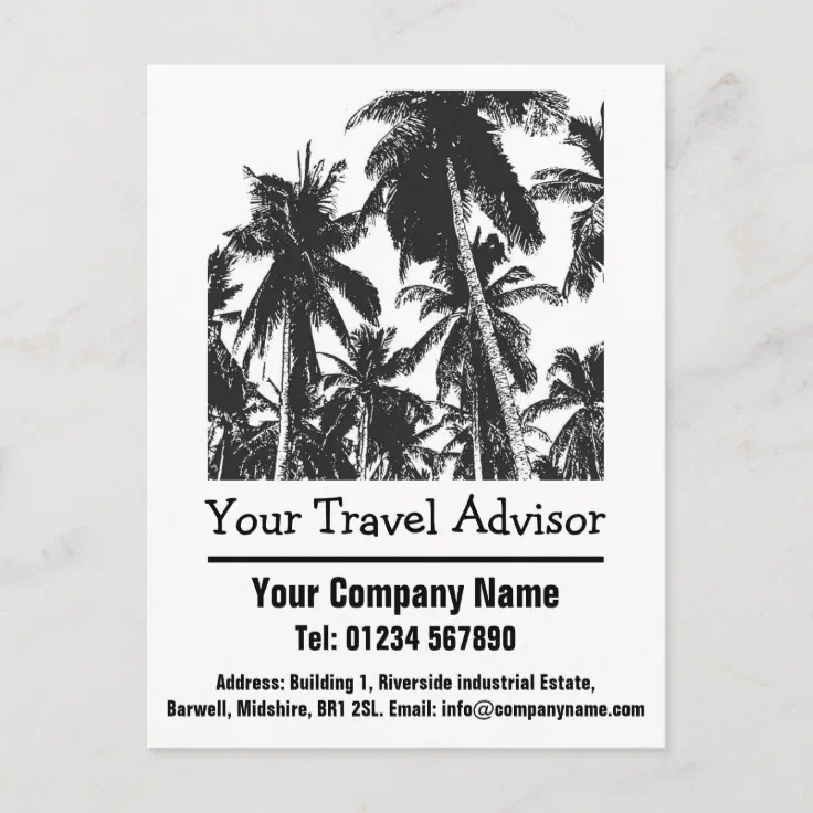 Travel Agent Design to Personalise Postcard | Zazzle