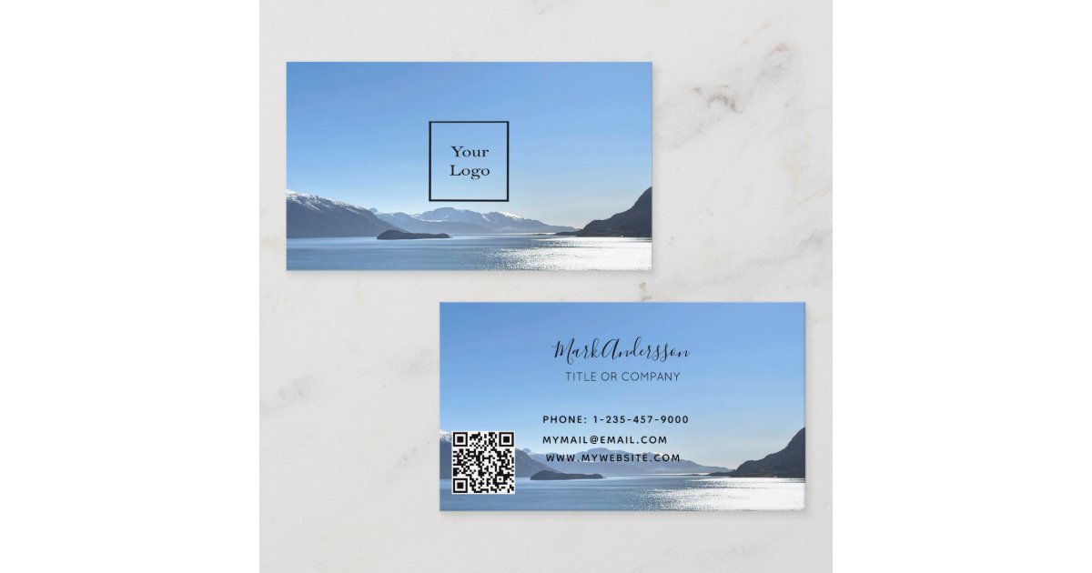 Travel agent vacation tourism photo business card | Zazzle