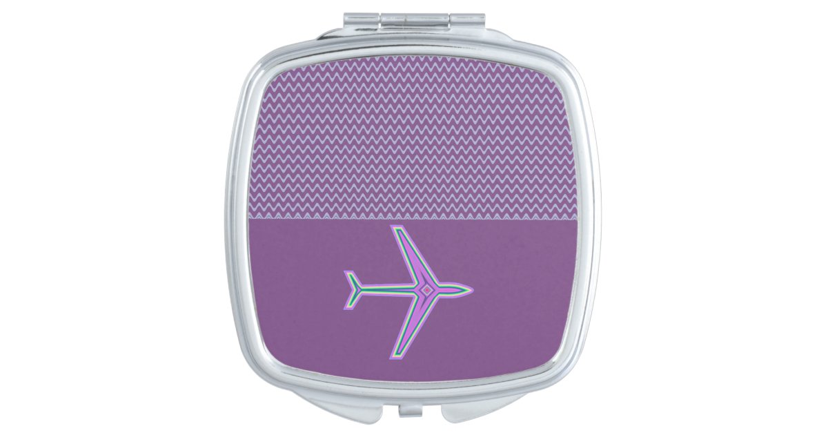 Travel Airplane Airport Flight Attendant Mirror | Zazzle