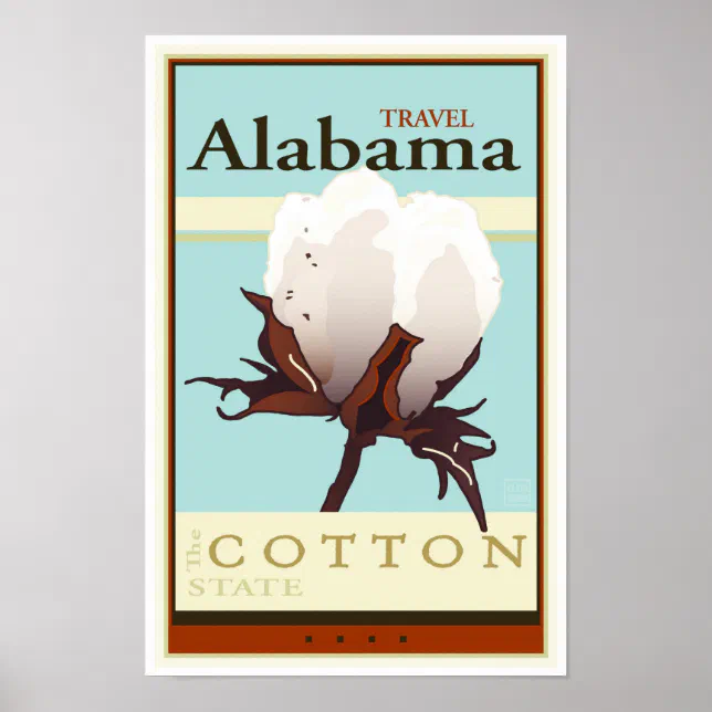 Travel Alabama Poster | Zazzle