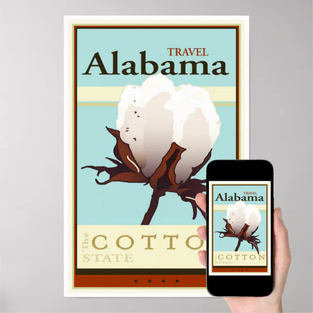 Travel Alabama Poster | Zazzle