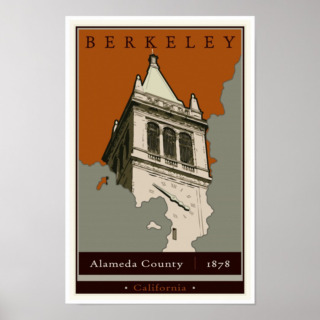 Travel Berkeley Poster | Zazzle