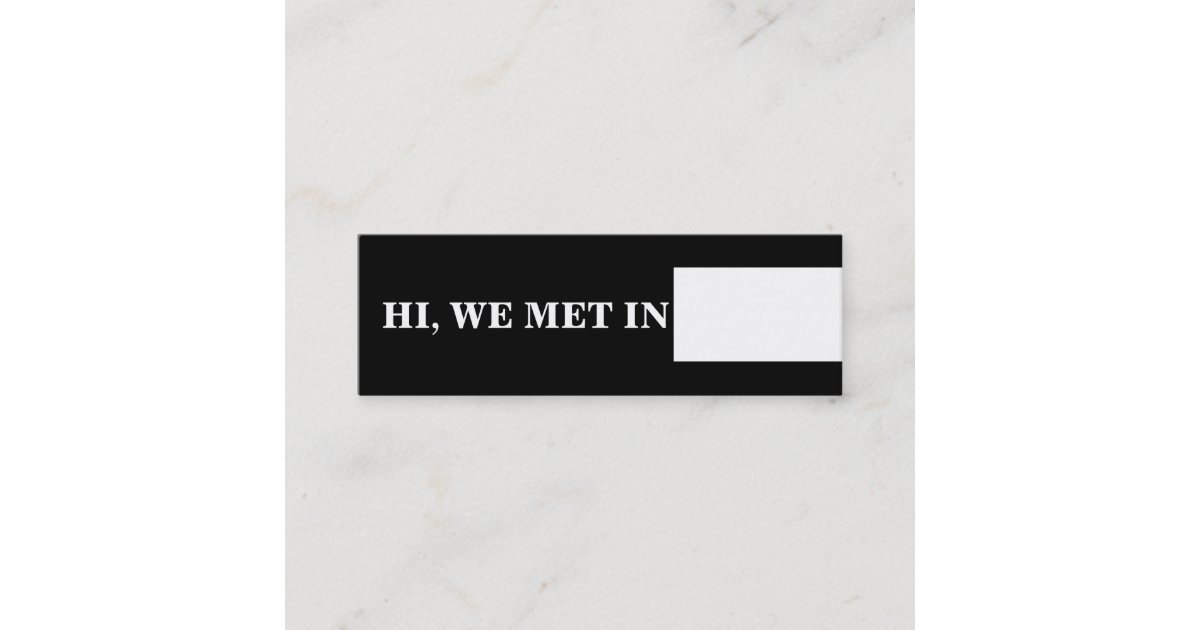 Travel calling cards black white | Zazzle