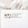 Travel Camper Return Address Labels | Zazzle