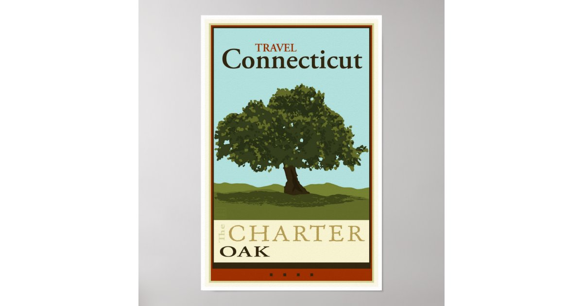 Travel Connecticut Poster | Zazzle