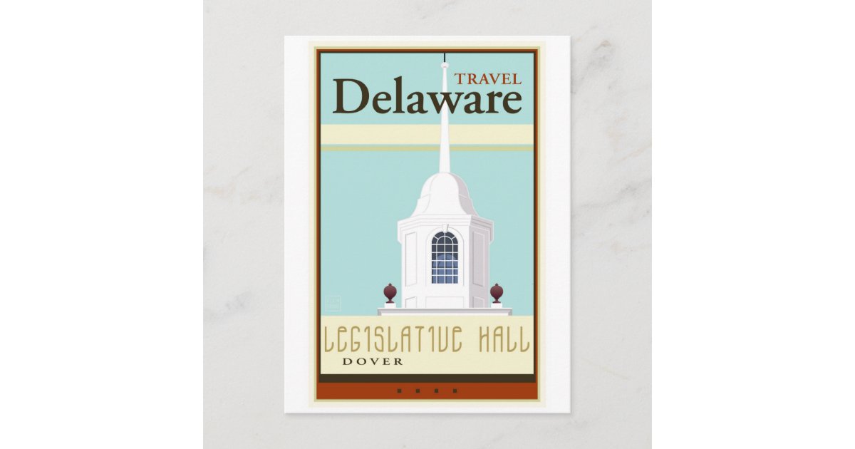 Travel Delaware Postcard | Zazzle