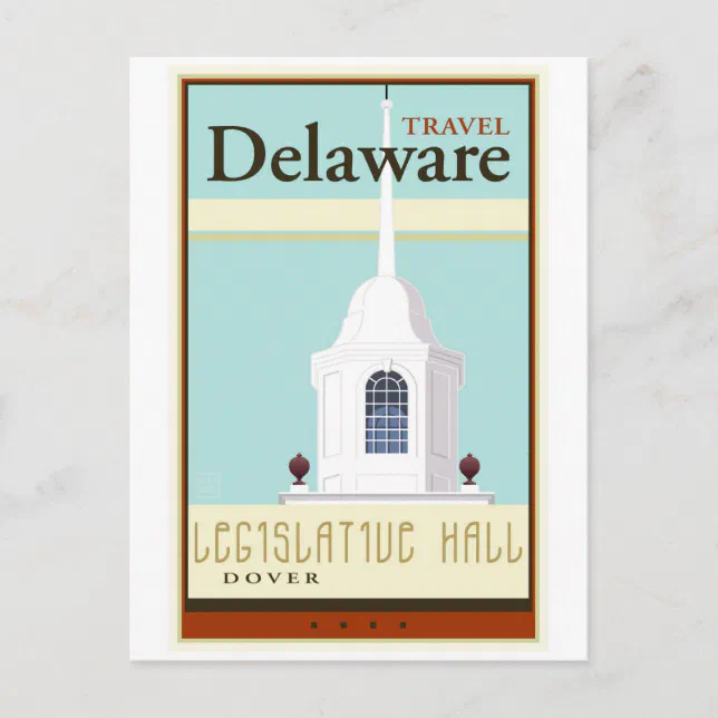 Travel Delaware Postcard | Zazzle