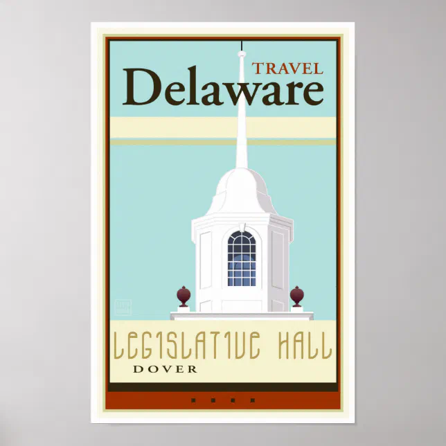 Travel Delaware Poster | Zazzle