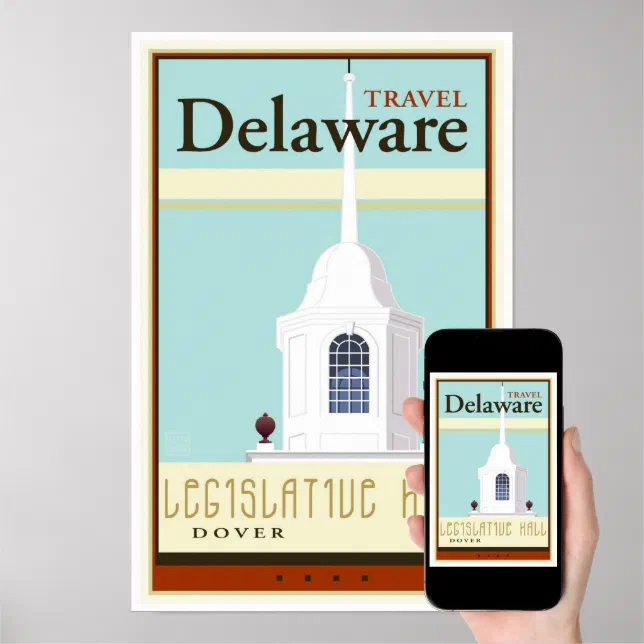 Travel Delaware Poster | Zazzle