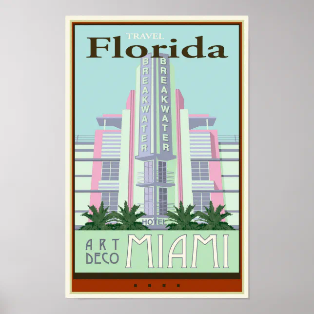 Travel Florida Poster | Zazzle