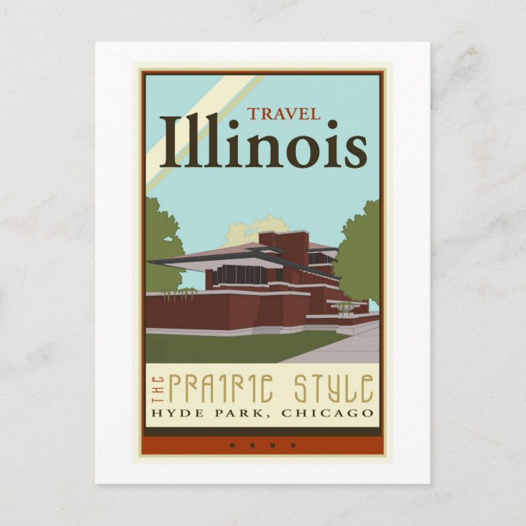 Travel Illinois Postcard | Zazzle