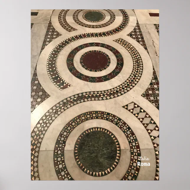 Travel | Italy - Rome, Basilica di Santa Maria Poster | Zazzle