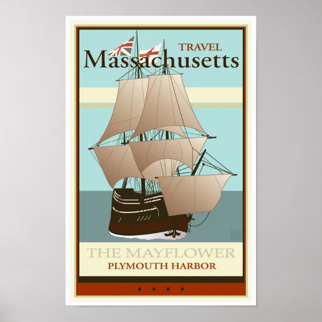 Travel Massachusetts Poster | Zazzle