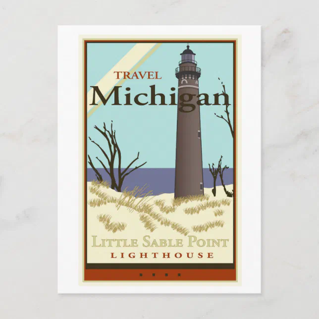 Travel Michigan Postcard | Zazzle