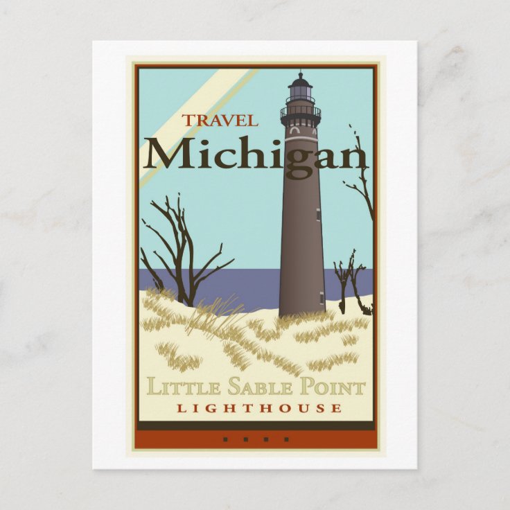 Travel Michigan Postcard | Zazzle