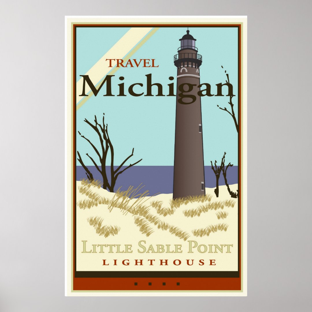 Travel Michigan Poster | Zazzle