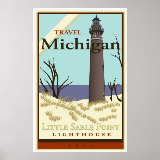 Travel Michigan Poster | Zazzle.com