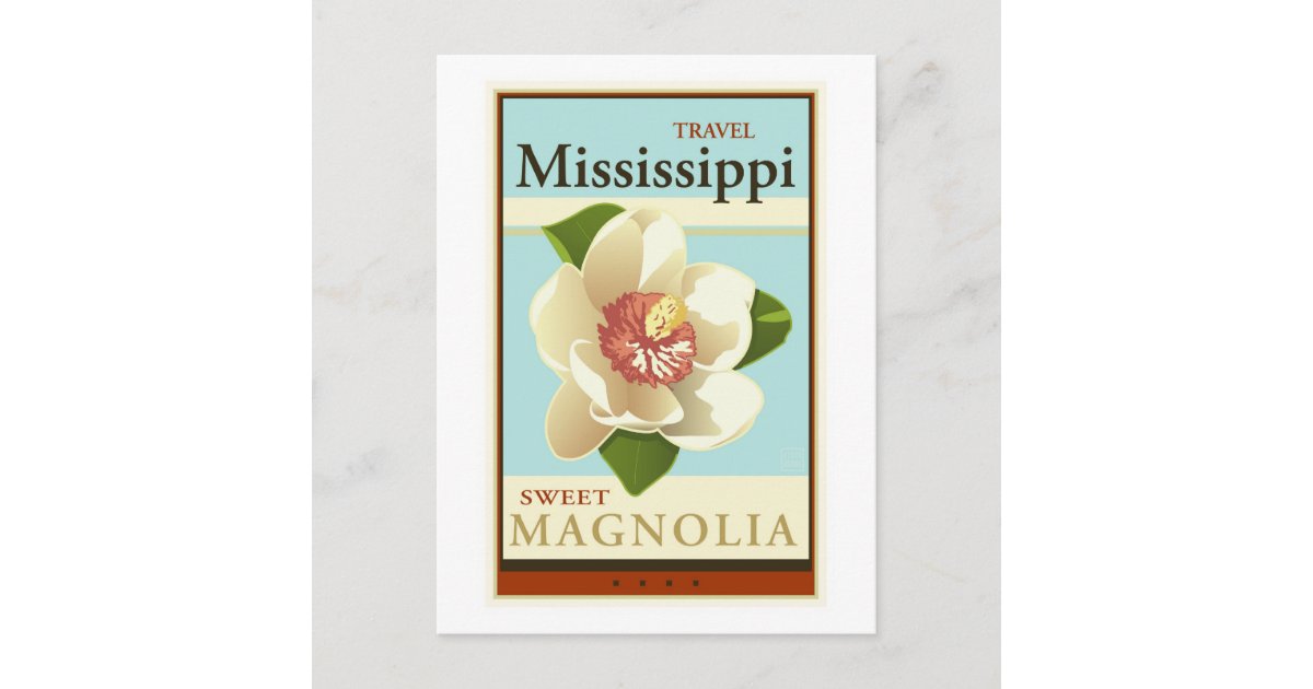Travel Mississippi Postcard | Zazzle