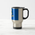 Travel Mug with Flag of Connecticut State - USA | Zazzle