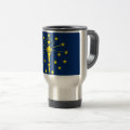 Travel Mug with Flag of Indiana State - USA | Zazzle