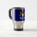 Travel Mug with Flag of Michigan State - USA | Zazzle