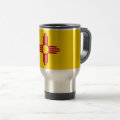 Travel Mug with Flag of New Mexico State - USA | Zazzle