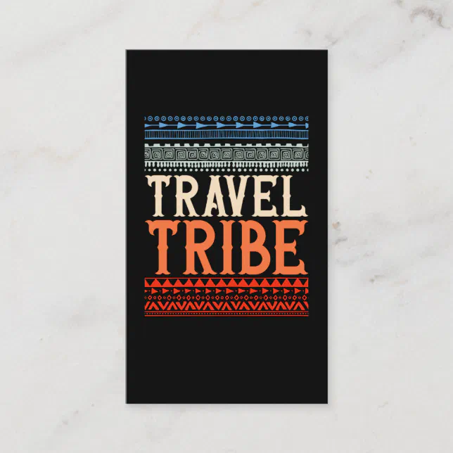 Travel Native American Art Tribe Explorer Business Card | Zazzle