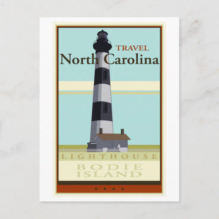 Travel North Carolina Postcard | Zazzle