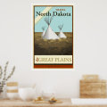 Travel North Dakota Poster | Zazzle