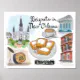 Travel Poster: Beignets in New Orleans Poster | Zazzle