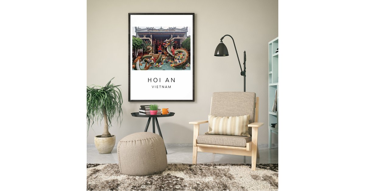 Travel Poster, Hoi An Vietnam, Customizable Poster | Zazzle