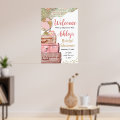 Travel Suitcase Welcome Sign Poster | Zazzle