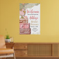 Travel Suitcase Welcome Sign Poster | Zazzle