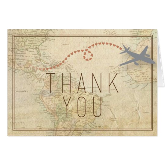 Travel Thank You Card | Zazzle.com